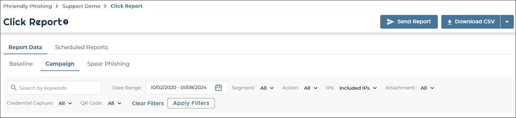 Click Report – Phriendly Phishing