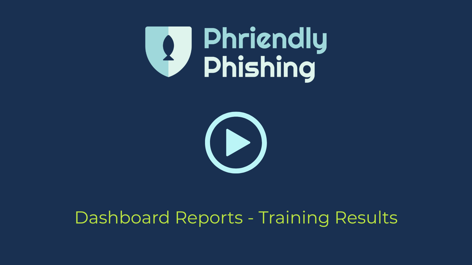 Training Results – Phriendly Phishing
