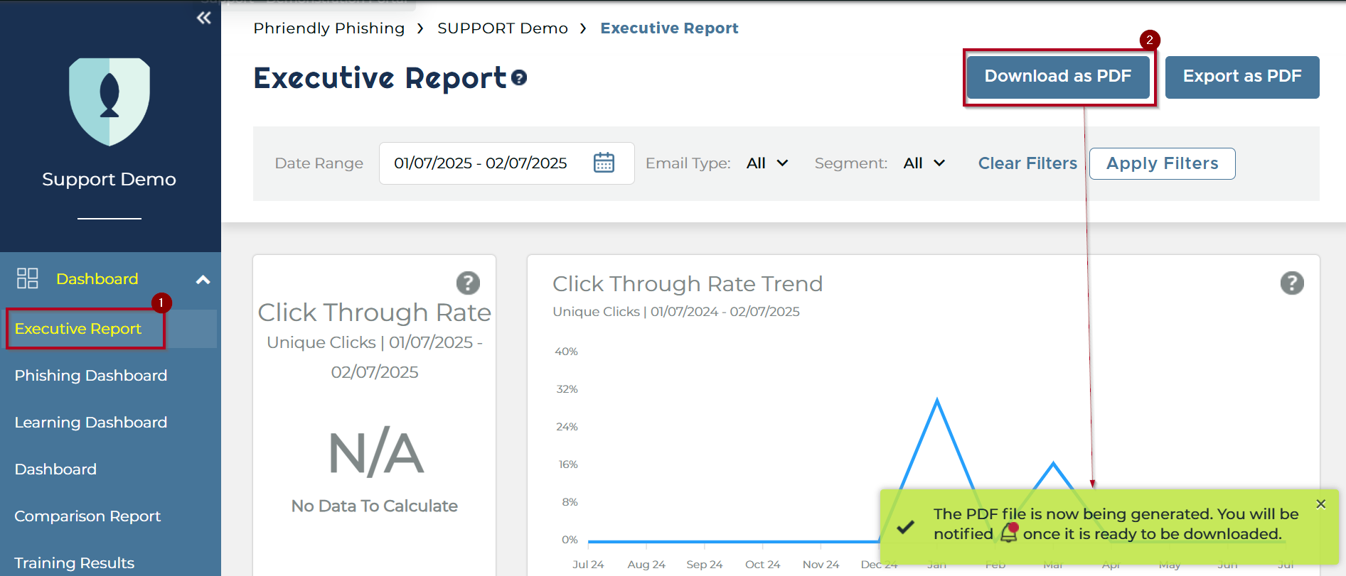 Executive Report – Phriendly Phishing