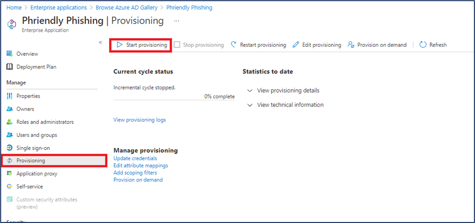 Azure Single Sign-On (SSO) SCIM Admin Provisioning – Phriendly Phishing ...