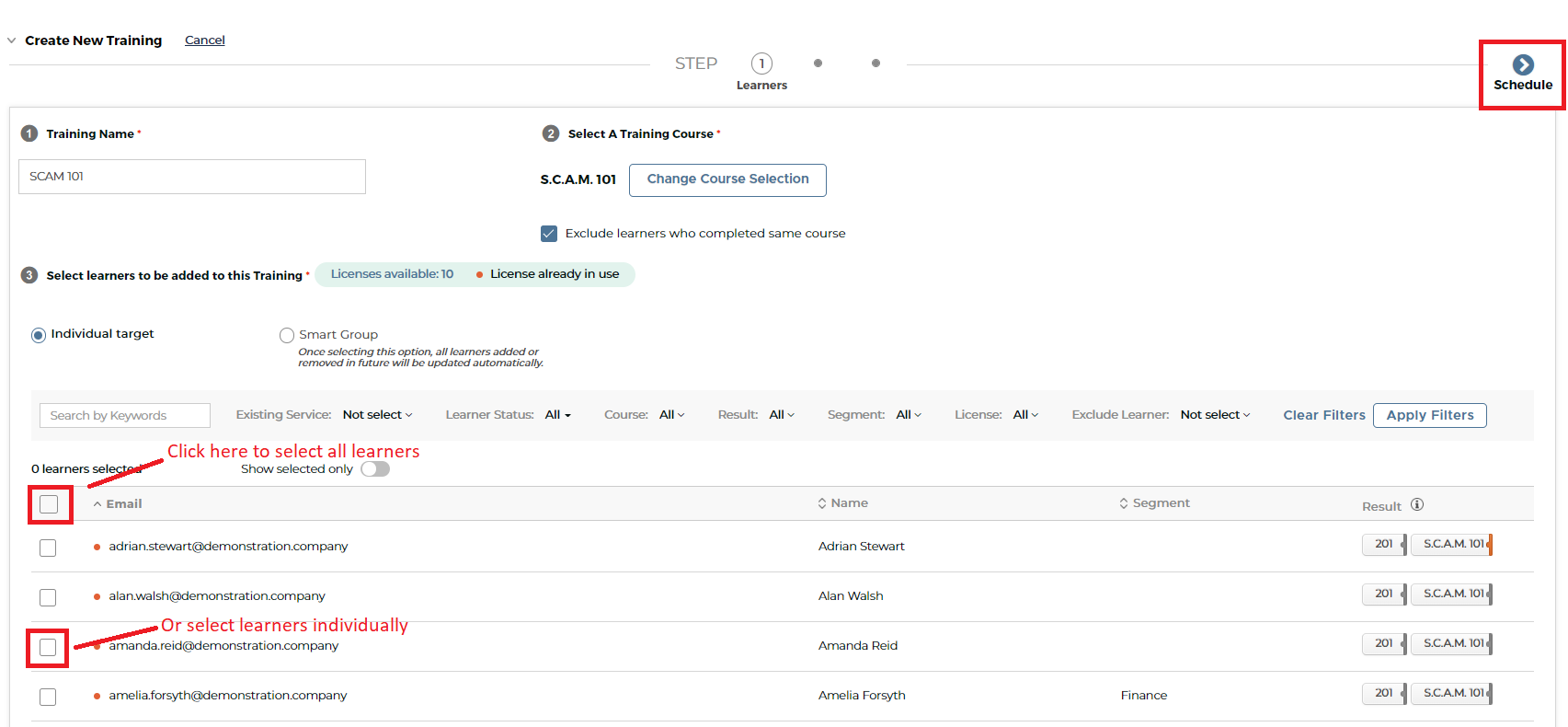 Reschedule Training – Phriendly Phishing